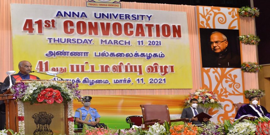 President of India Graces the 41st Annual Convocation of Anna ...