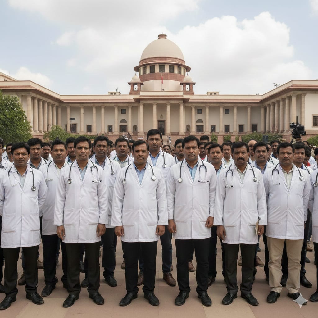 Young Doctors Challenge NEET Cut-Off Reduction in Supreme Court, Raise ...